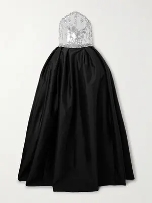 Sabina Bilenko Crystal-embellished Sequined Gown