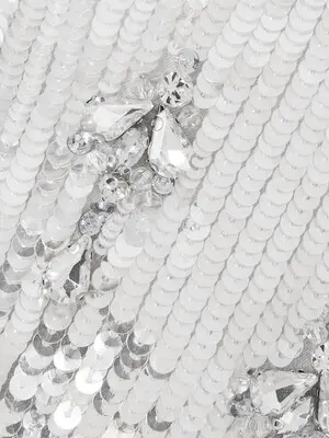 Sabina Bilenko Crystal-embellished Sequined Gown