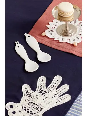 GOHAR WORLD Sea Creatures Set Of Four Mother-of-pearl Spoons