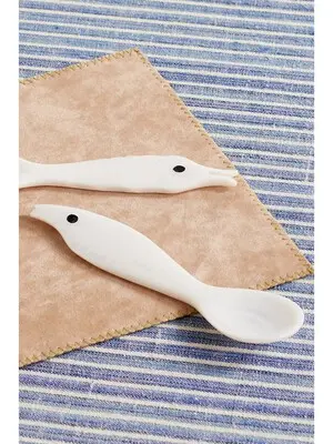 GOHAR WORLD Sea Creatures Set Of Four Mother-of-pearl Spoons