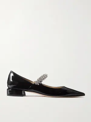 JIMMY CHOO Bing 25 Crystal-embellished Pumps