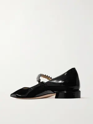 JIMMY CHOO Bing 25 Crystal-embellished Pumps