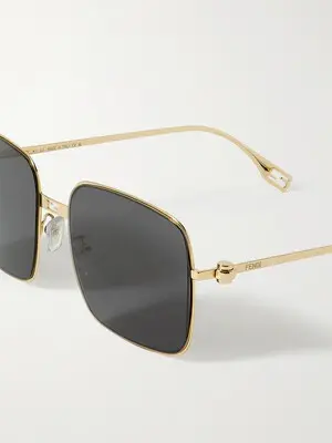Fendi Baguette Square-frame Sunglasses