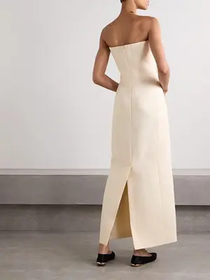 Gabriela Hearst Opus Strapless Maxi Dress