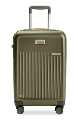 Briggs & Riley Sympatico Essential 22-inch Expandable Spinner Carry-on - Olive