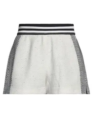 Pinko Knitted Tweed Shorts - White