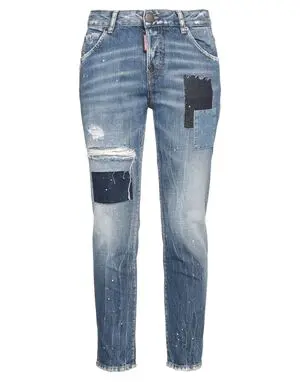 Dsquared2 Tapered Jeans With Patchwork