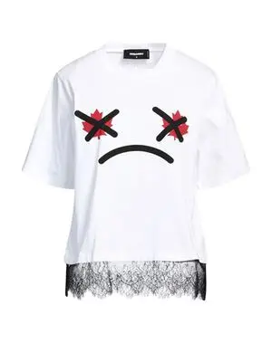 Dsquared2 Lace Up T-shirts For Women