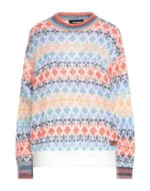 Dsquared2 Jacquard Knit Crewneck Sweater
