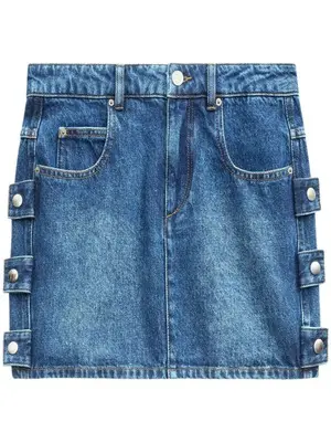 MARANT ETOILE Stessy Denim Mini Skirt - Blue