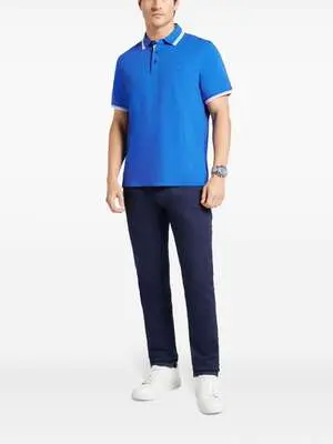 Michael Kors Greenwich Cotton Polo Shirt - Blue