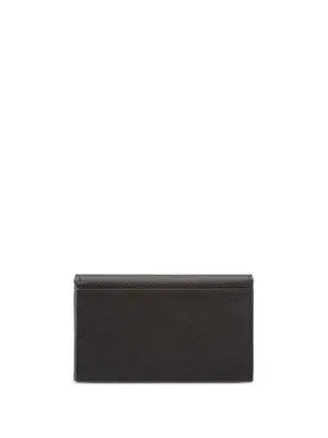 Prada Triangle-logo Leather Card Holder