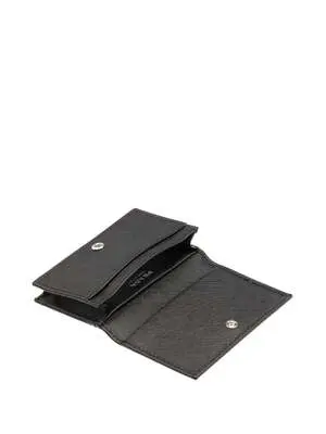 Prada Triangle-logo Leather Card Holder