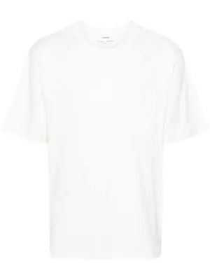 LARDINI Patch-pocket Cotton T-shirt - White