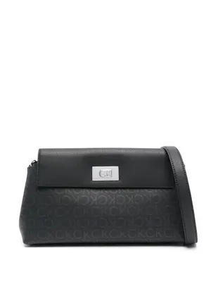 Calvin Klein Monogram-debossed Shoulder Bag