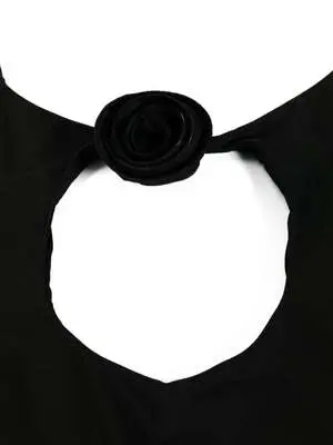 LA REVECHE Nadir Floral-appliqué Swimsuit