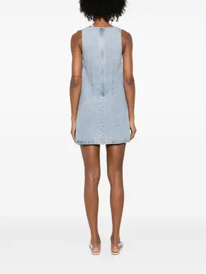 SELF-PORTRAIT Denim Mini Dress