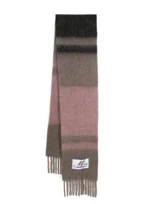 Marni Striped Brushed Scarf - Neutrals