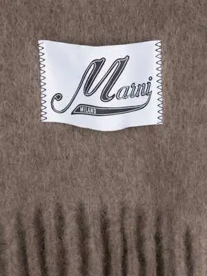 Marni Striped Brushed Scarf