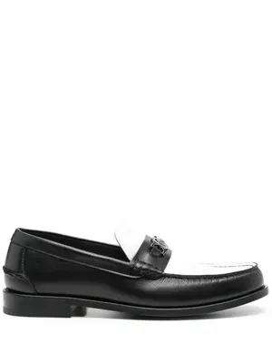 Versace Medusa Plaque Loafers - Black