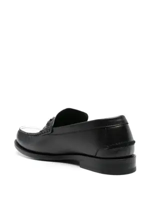 Versace Medusa Plaque Loafers - Black