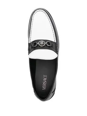 Versace Medusa Plaque Loafers - Black