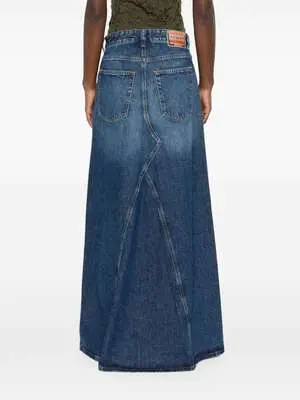 DIESEL® De-pago Panelled Maxi Skirt