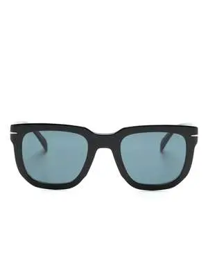 DB EYEWEAR BY DAVID BECKHAM Tinted-lenses Square-frame Sunglasses - Black