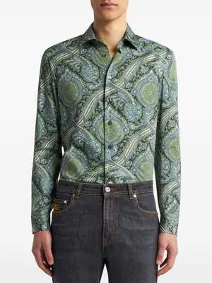 Etro Paisley-print Cotton Shirt