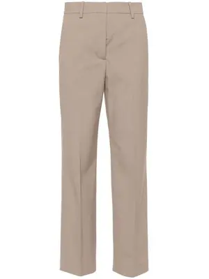BY MALENE BIRGER Igda Straight-leg Trousers - Brown