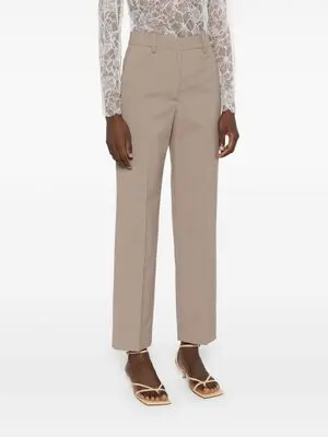 BY MALENE BIRGER Igda Straight-leg Trousers - Brown