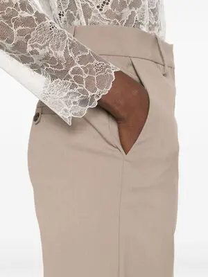 BY MALENE BIRGER Igda Straight-leg Trousers - Brown