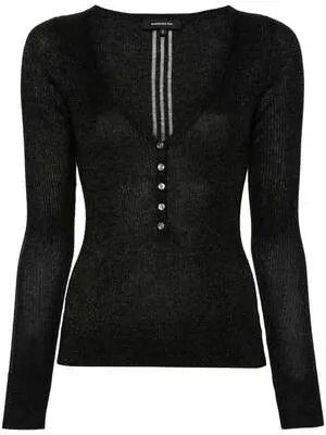 Barbara Bui Lurex Fine-knit Top