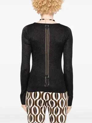 Barbara Bui Lurex Fine-knit Top
