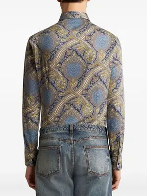 Etro Abstract-print Cotton Shirt