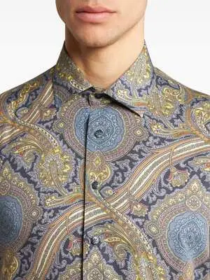 Etro Abstract-print Cotton Shirt