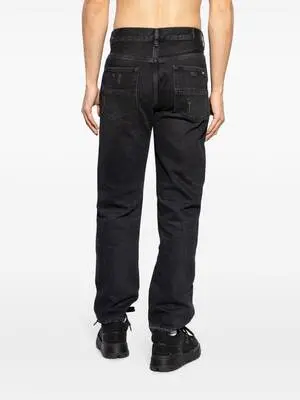 Amiri Mid-rise Straight-leg Jeans