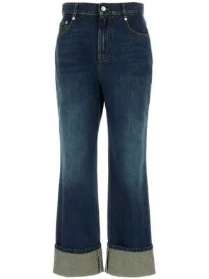 Alexander McQueen Straight-leg Mid-rise Jeans