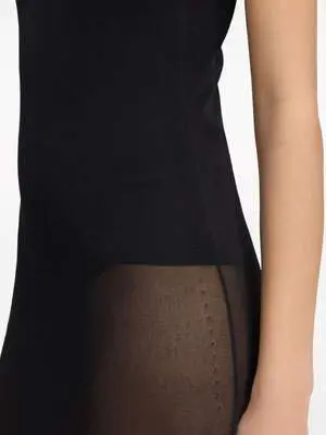 Jacquemus La Robe Maille Roupao Minidress - Black