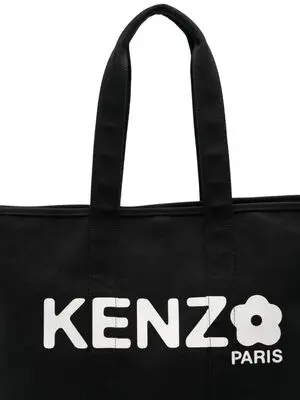 Kenzo Utility Canvas Tote Bag - Black