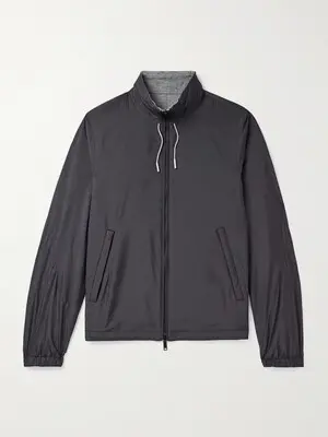 Zegna Reversible Shell Jacket - Black
