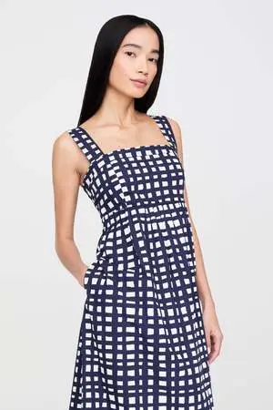 MARIE OLIVER Ellsey Basketweave Midi Dress