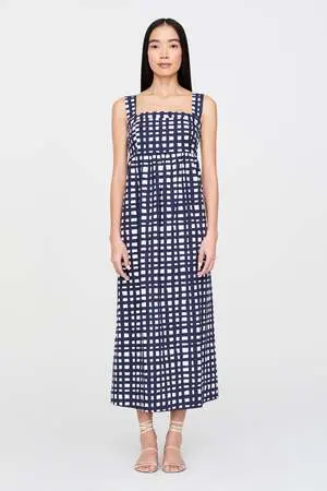 MARIE OLIVER Ellsey Basketweave Midi Dress