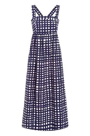MARIE OLIVER Ellsey Basketweave Midi Dress
