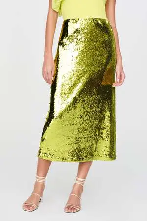 MARIE OLIVER Wray Pencil Skirt - Citrus