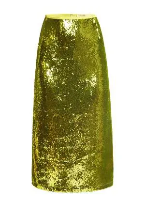 MARIE OLIVER Wray Pencil Skirt - Citrus
