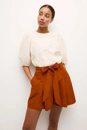 MARIE OLIVER Banks A-line Pleated Short