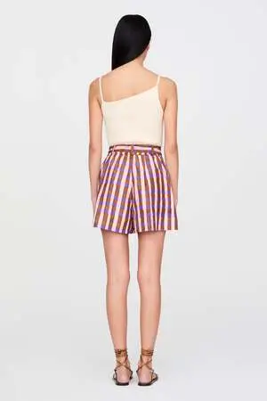 MARIE OLIVER Banks A-line Pleated Short - Cachet