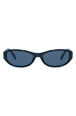 Le Specs Oval Sunglasses - Black