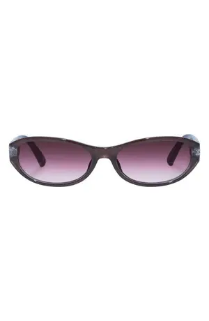 Le Specs Le Specs Oval Sunglasses Pearl Chocolate